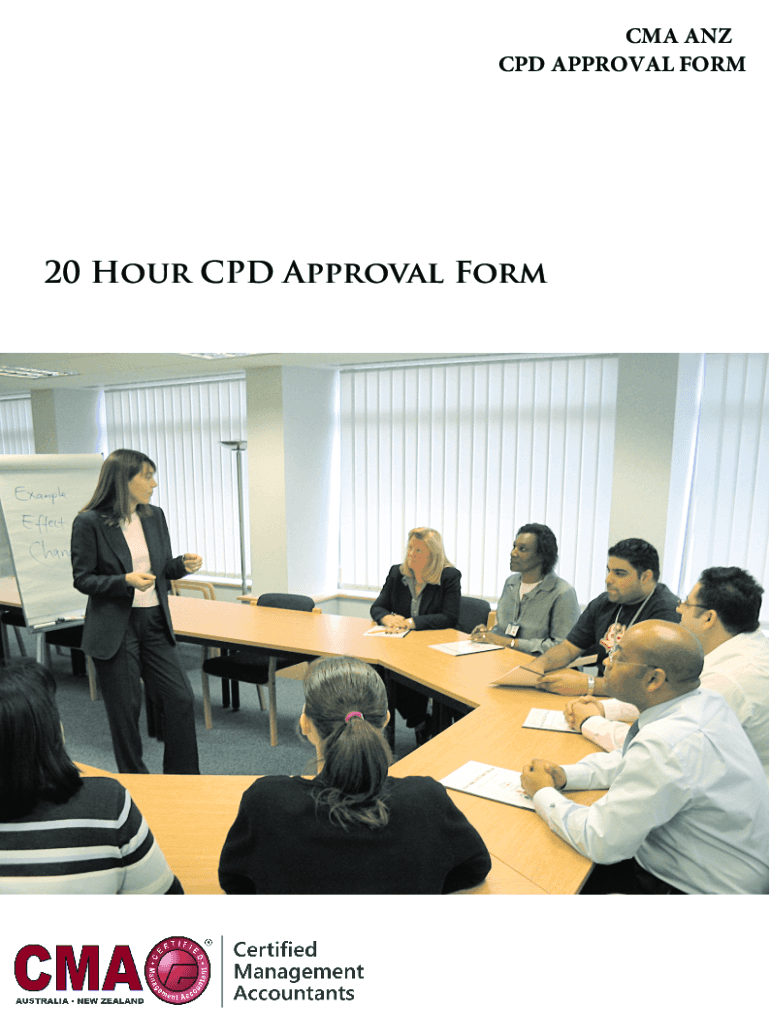 Fillable Online 20 Hour CPD Approval Form Fax Email Print - pdfFiller