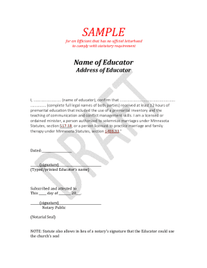 Fillable Online Educator Statement sample Fax Email Print - pdfFiller