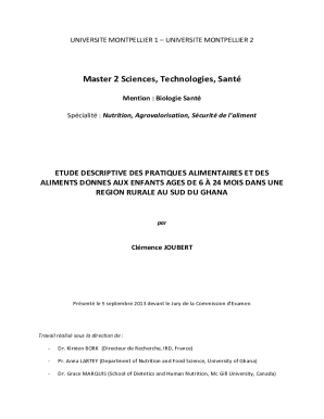 Remplissable En Ligne nutripass ird MASTER NUTRITION ET SCIENCES DES ...