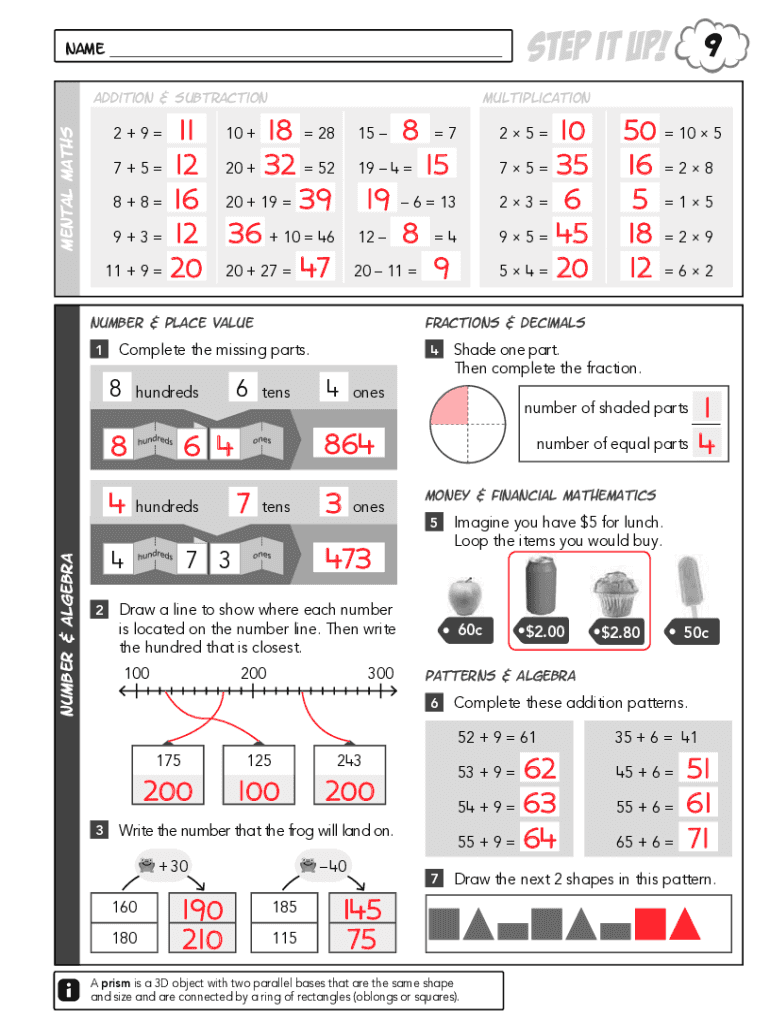 Fillable Online Addition Boxes 8 9 Name:- Free Math Worksheets ... Fax ...