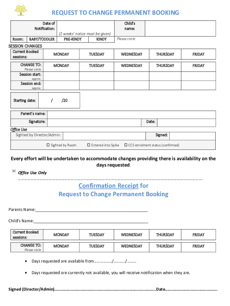 Fillable Online My boss accepted my 2 weeks notice effective ...
