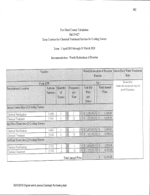 Fillable Online B19-027 Term Contract for Chemical Treatment Services ... Fax Email Print ...