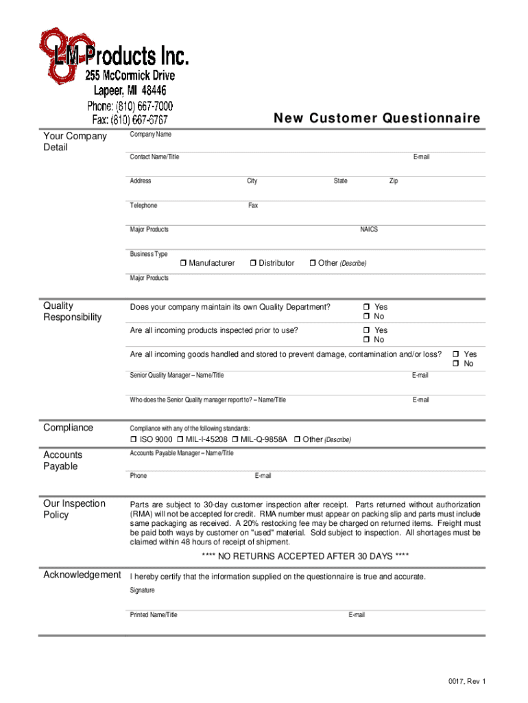 Fillable Online 48 retail survey questions for the feedback you need ...