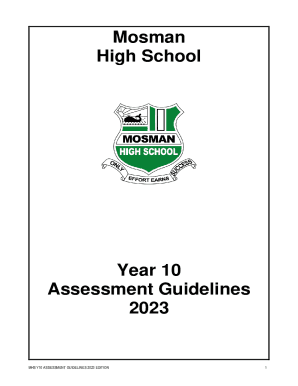 Fillable Online Mosman High School: Home Fax Email Print - pdfFiller