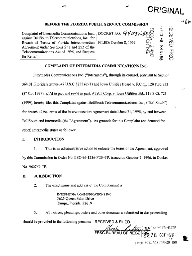 Fillable Online ORIGINAL .,. Fax Email Print - pdfFiller