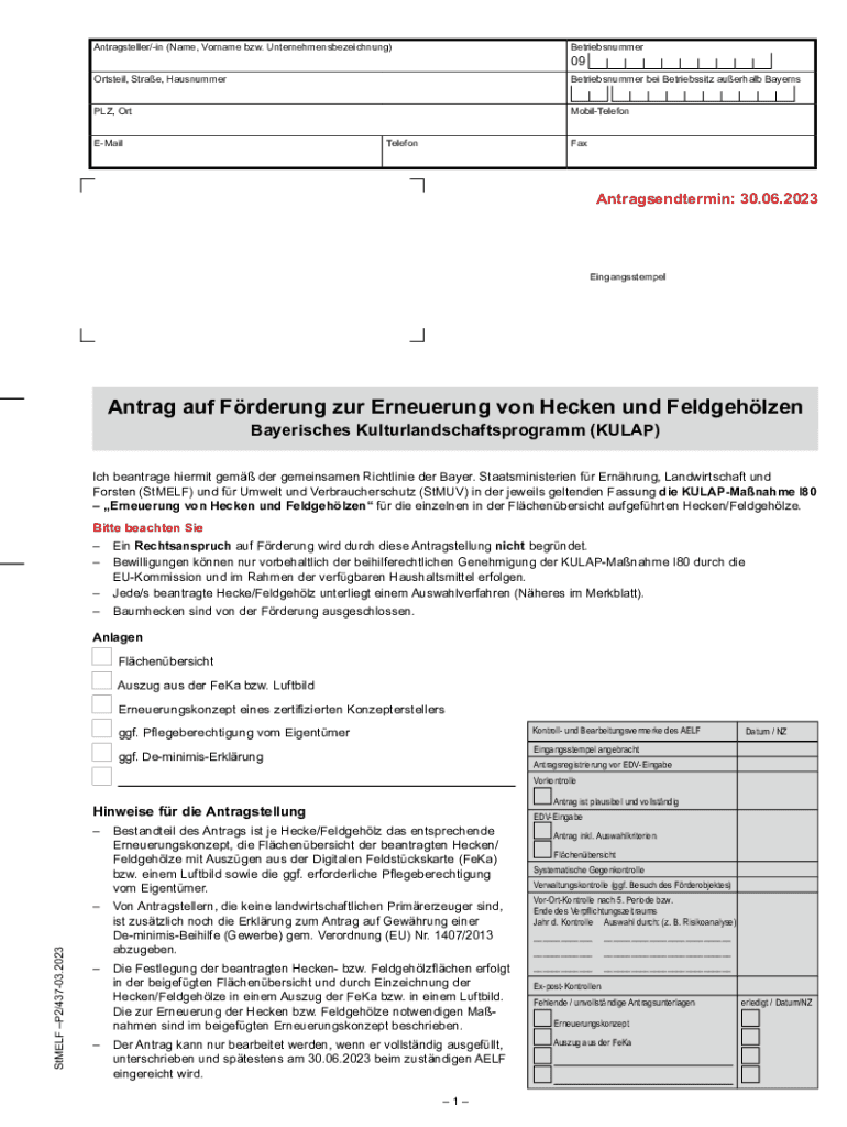 Ausfüllbar Online Antrag auf Frderung zur Erneuerung von Hecken und ... Fax Email Drucken ...