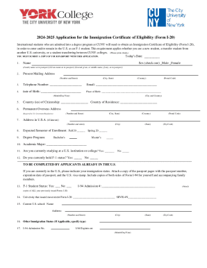 Fillable Online 2024-2025 Application for the Immigration Certificate ...