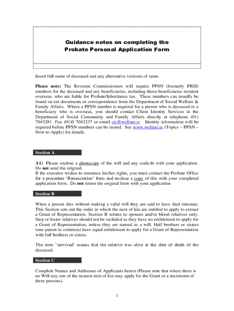 Fillable Online Notes to help you fill in form IHT207 Fax Email Print ...