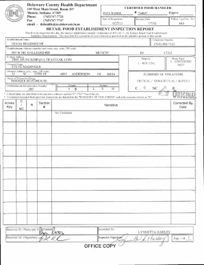 Fillable Online A eine - Delaware County, Indiana Fax Email Print - pdfFiller