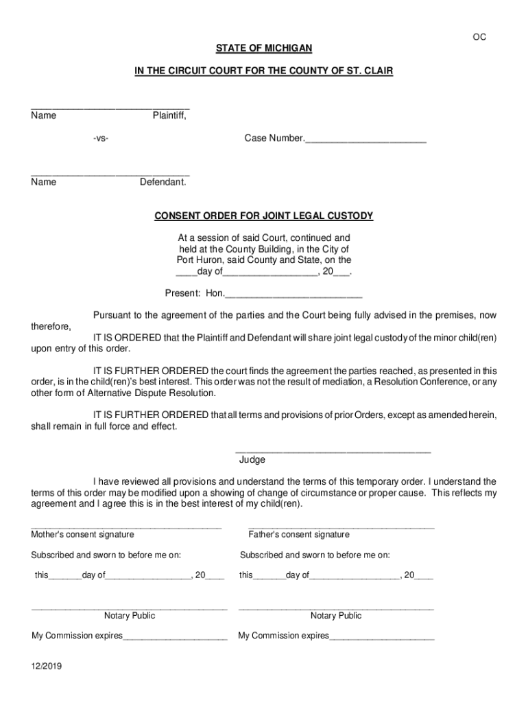 Fillable Online UJS 312 - Complaint With Children - SD Judicial System ...