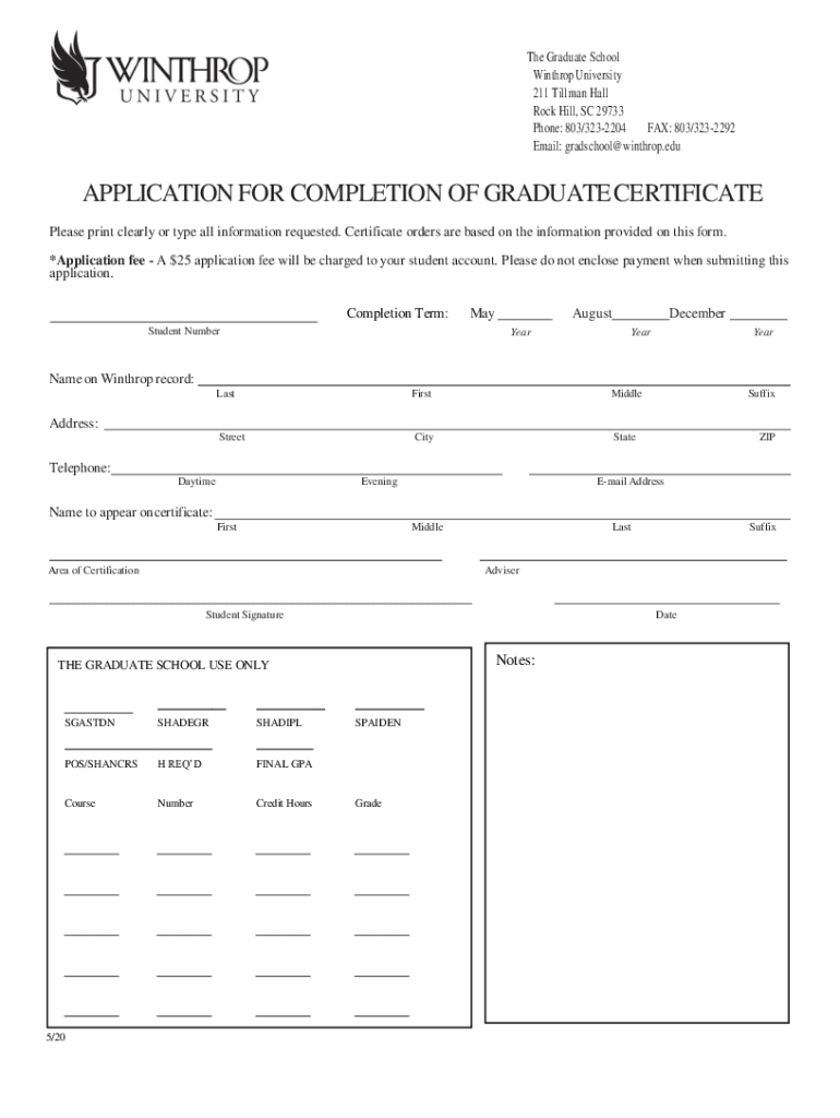 Fillable Online Graduate School - Frequently Asked Questions Fax Email ...