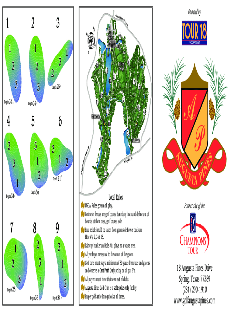 Fillable Online Aspen Golf Club Scorecard & Golf Course Overview Fax ...