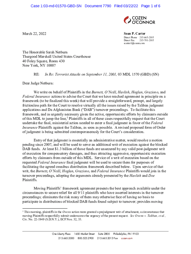 Fillable Online Magistrate Judge Hon. Sarah Netburn Fax Email Print ...