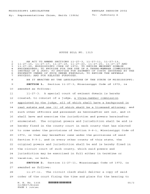 Fillable Online billstatus ls state ms Representatives Chism, Smith ...