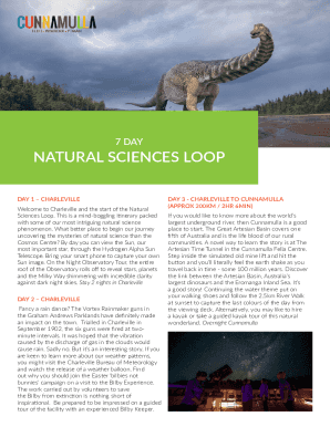 Fillable Online NATURAL SCIENCES LOOP Fax Email Print - pdfFiller