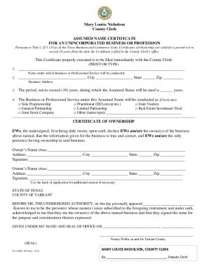 Fillable Online What does a County Clerk do? Fax Email Print - pdfFiller