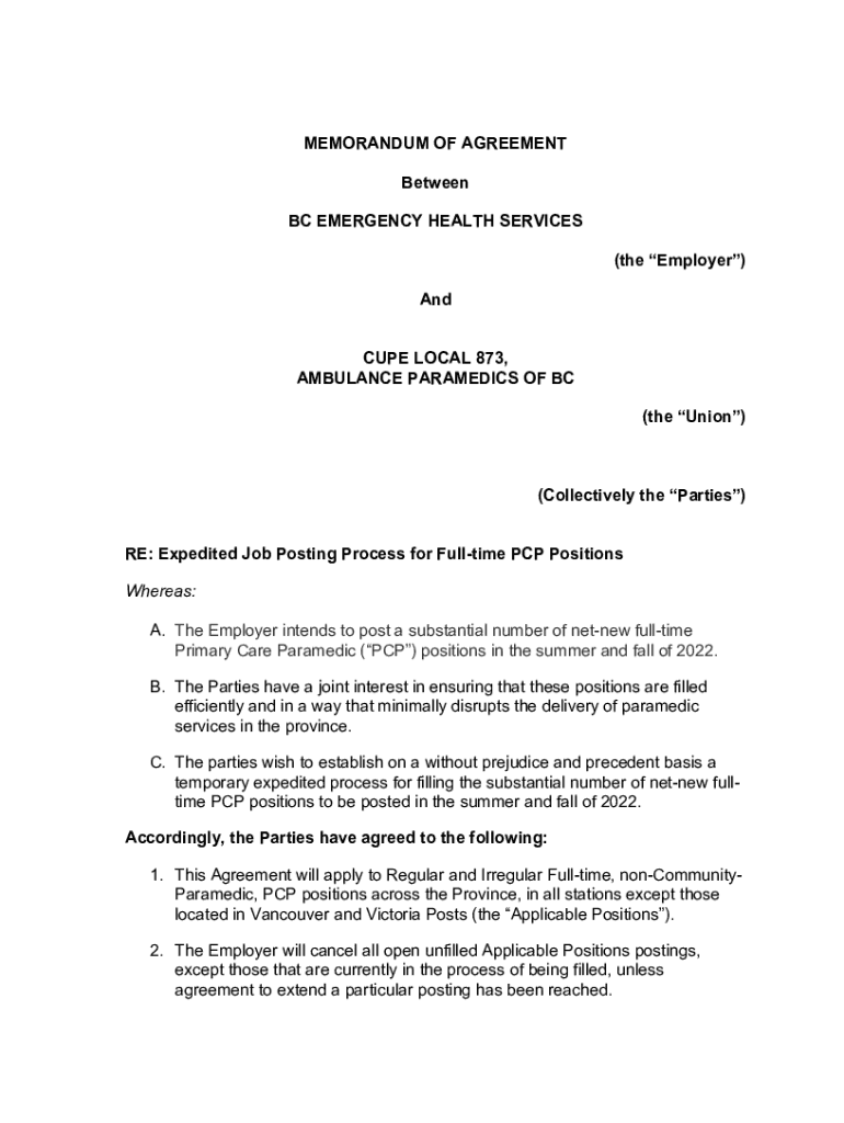 Fillable Online Ambulance paramedics, dispatchers ratify agreement ...