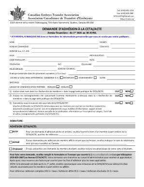 Remplissable En Ligne Canadian Embryo Transfer Association ...
