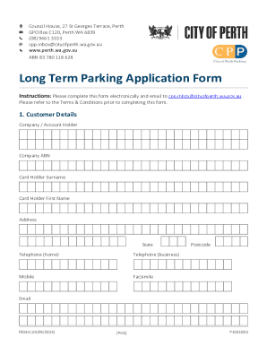 Fillable Online GPO Box C120, Perth WA 6839 Fax Email Print - pdfFiller