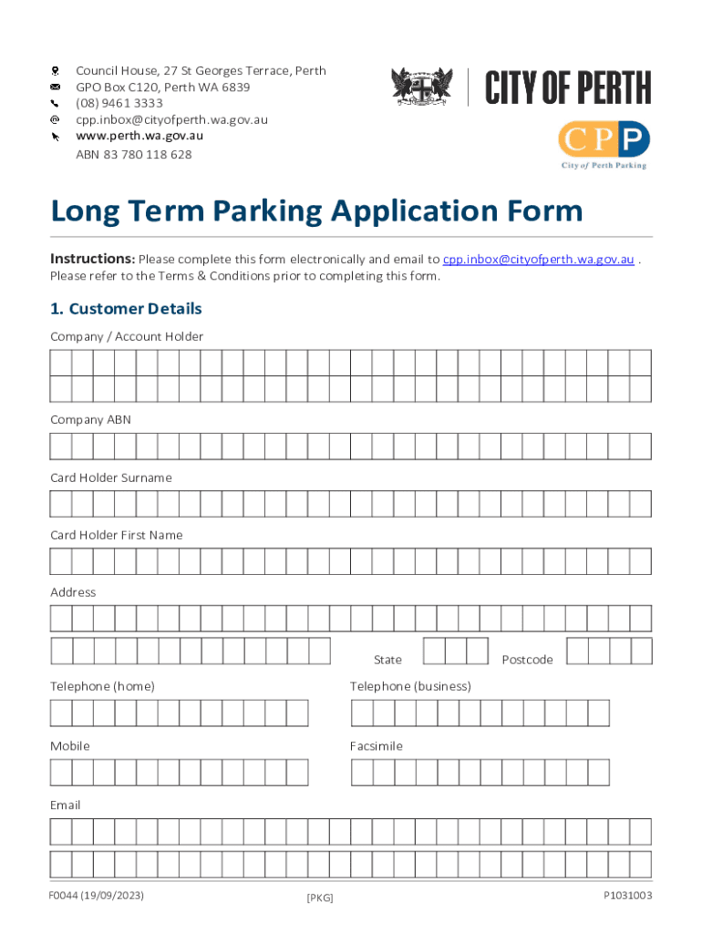 Fillable Online GPO Box C120, Perth WA 6839 Fax Email Print - pdfFiller