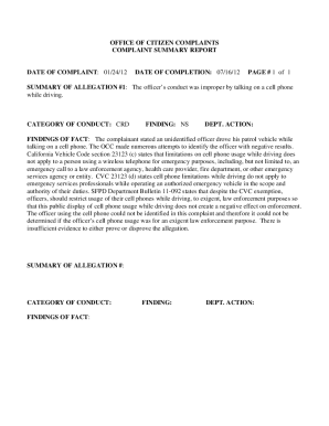 Fillable Online 01/24/13 DATE OF COMPLETION: 02/13/13 PAGE# 1 of 1 Fax ...