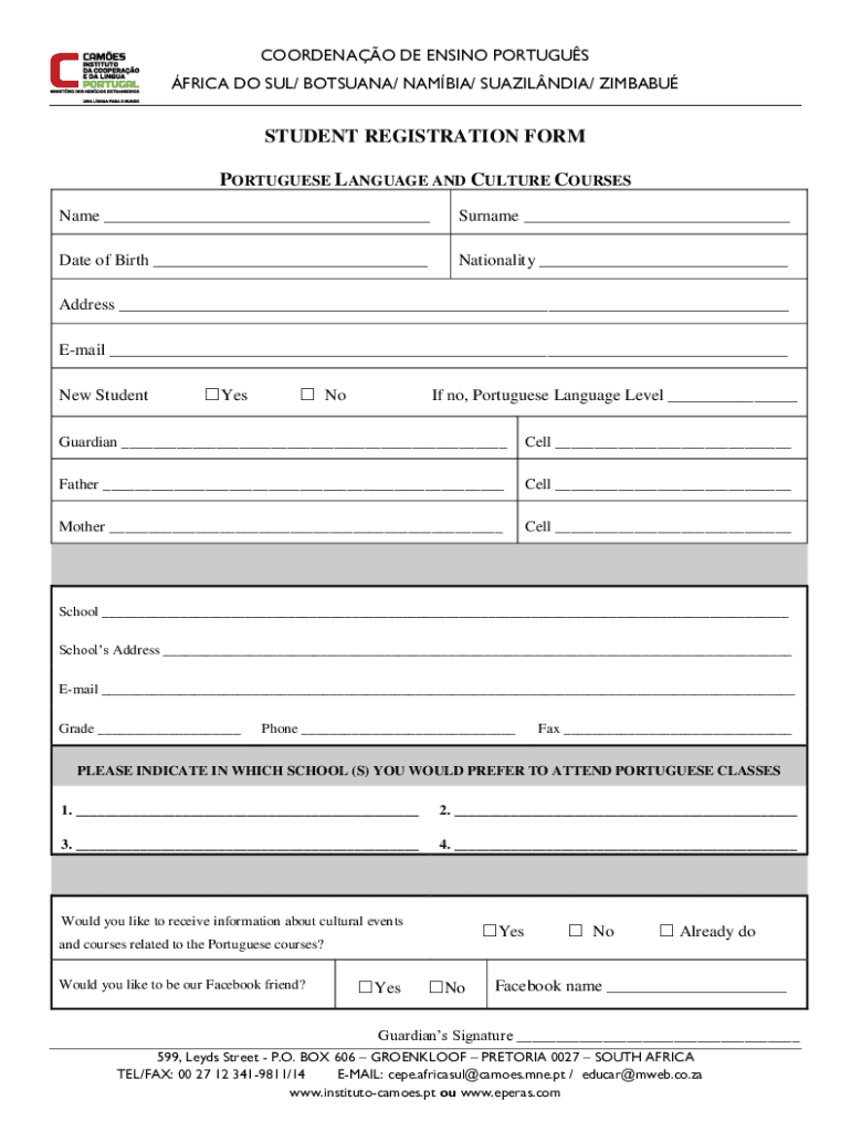 Fillable Online Spanish and Portuguese Language and Culture Track ...