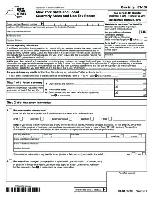 Fillable Online 2015 - 2016 sales tax forms - Tax.NY.gov Fax Email ...