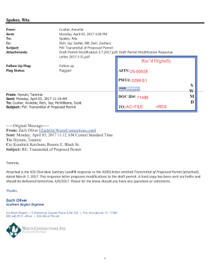 Fillable Online Transmittal of Proposed Permit Fax Email Print - pdfFiller