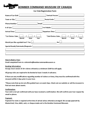Fillable Online Special Needs Group Registration Form Fax Email Print ...
