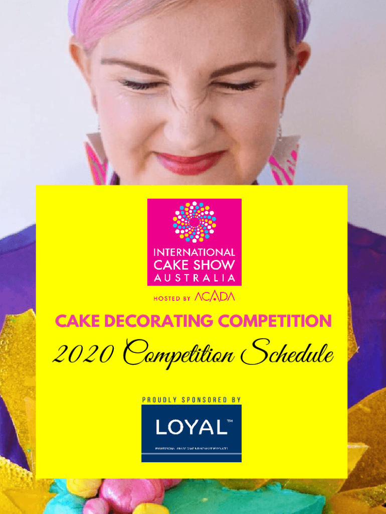 Fillable Online Cupcake Decorating Competition Entry Form Fax Email ...