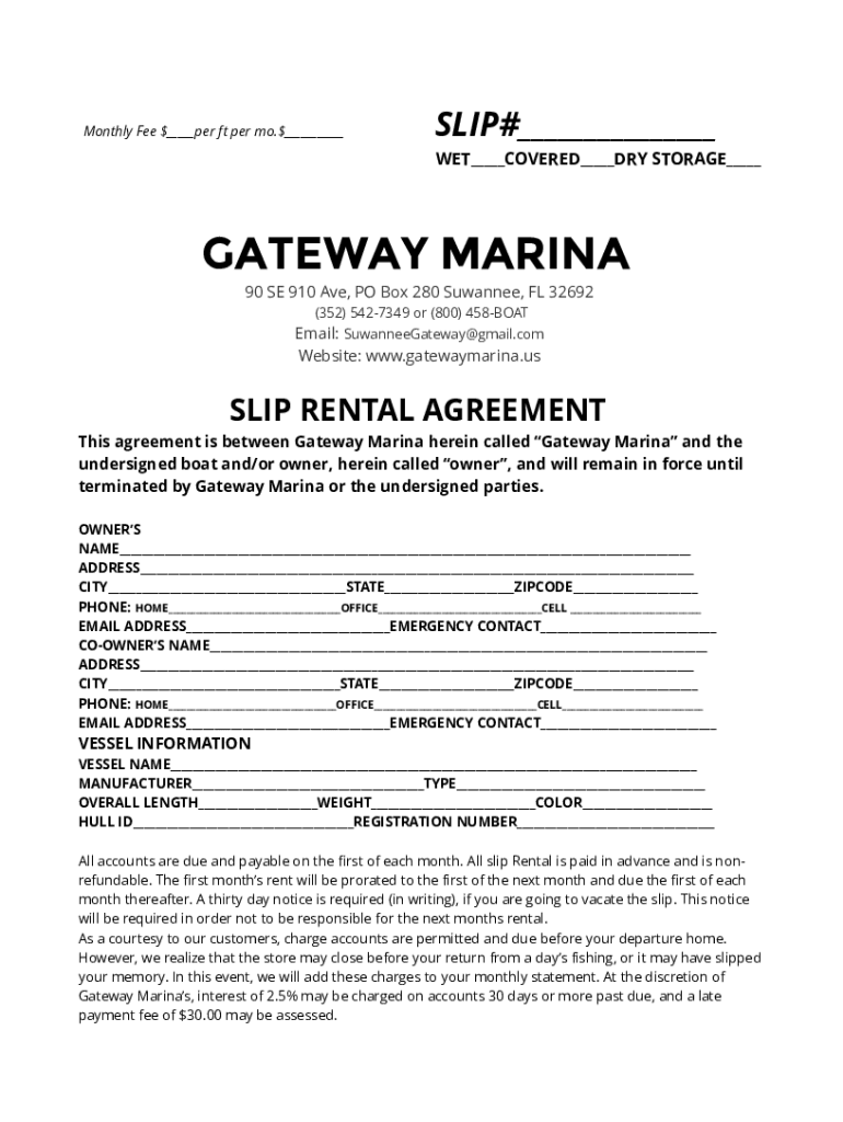 Fillable Online Sample Concession Contract Millerton Lake SRA Fax Email ...