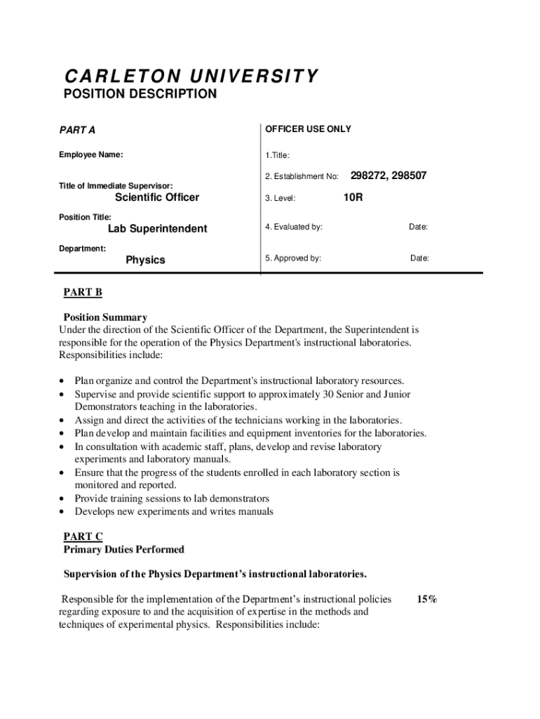 Fillable Online 298272-298507-298200-Laboratory-Superintendent- ... Fax ...