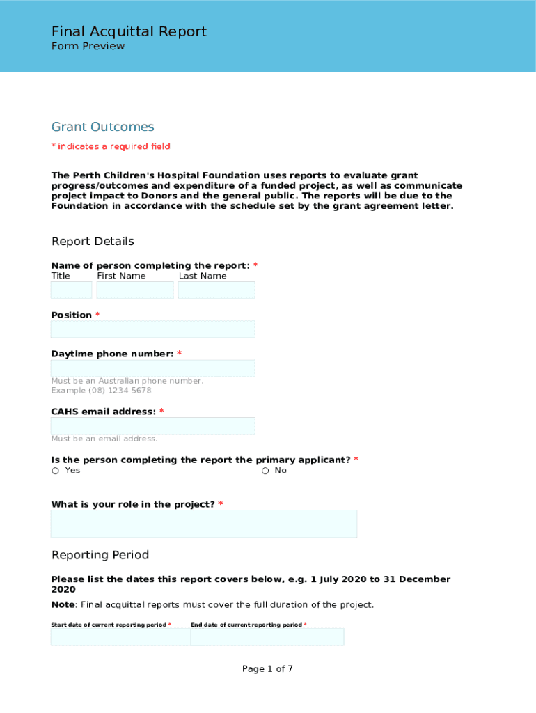 Fillable Online pchf org We have audited the accompanying grant ...