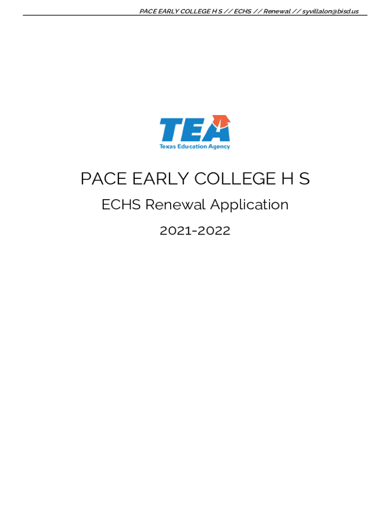 Fillable Online Programs and Activities - Pace Early College High ...