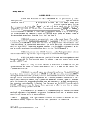 Cal. Code Regs. Tit. 10,2851 - Surety Bond at Doc Template | pdfFiller