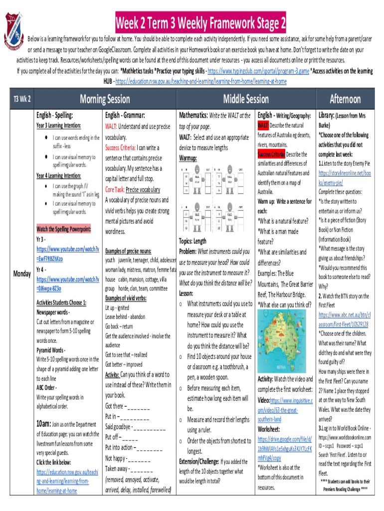 Fillable Online My right to be safe CPE Stage 2 - NSW Department of ...
