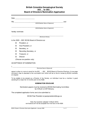 Fillable Online BCGS-Nomination-Application-Form- ... Fax Email Print ...