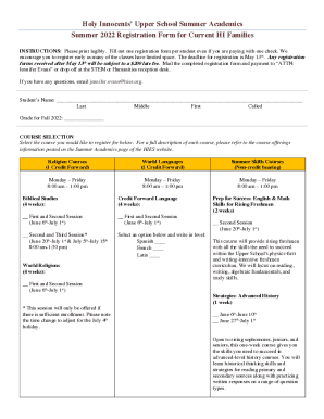 Fillable Online 2022 Registration Form Traditional Fax Email Print - pdfFiller