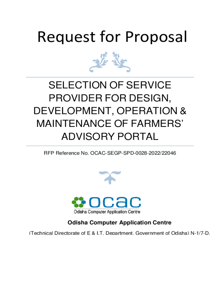 Fillable Online How to Write a Request Proposal RFP For Software ... Fax Email Print - pdfFiller
