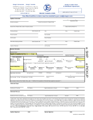 Fillable Online UKON SigmaOrder Form & Distributor Application Fax ...