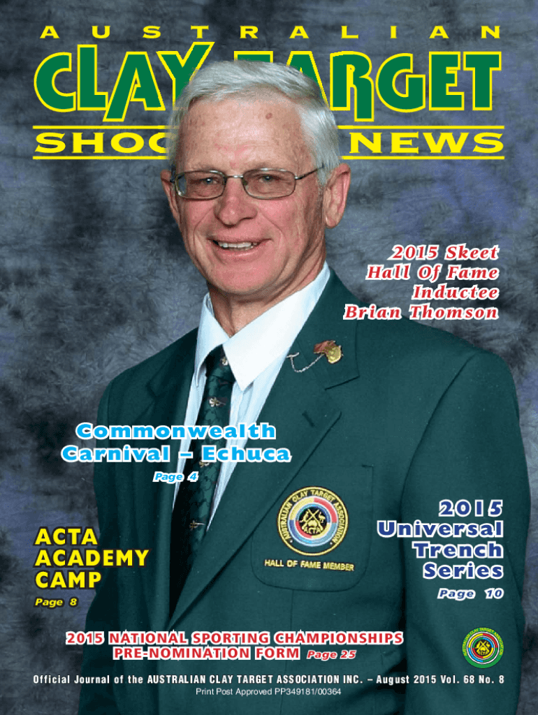 Fillable Online ****CTSN AUGUST 15.indd Fax Email Print - pdfFiller