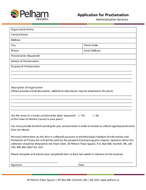 Fillable Online Request a Proclamation - Governor Ned Lamont Fax Email ...