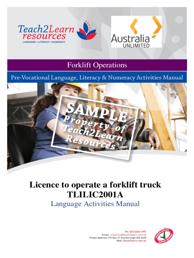 Fillable Online How to Operate a Forklift: Pre-Operation, Traveling, Load ... Fax Email Print ...