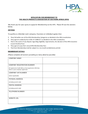Fillable Online HPA-Membership-Application-Form- ... Fax Email Print ...