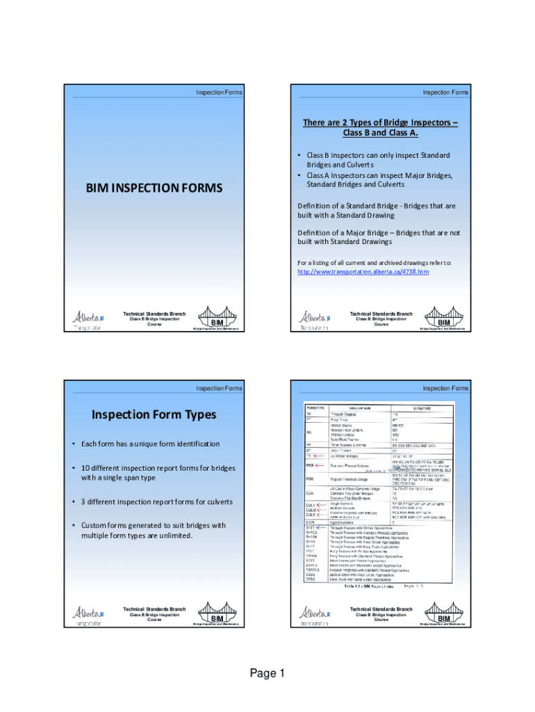 Fillable Online bim inspection manual Fax Email Print - pdfFiller