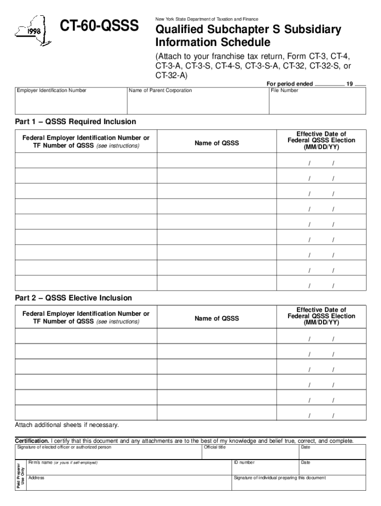 Fillable Online Instructions for Forms CT-3-S and CT-3-S-ATT New York ...