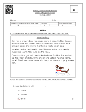Fillable Online 11+ English Sample Questions Fax Email Print - pdfFiller