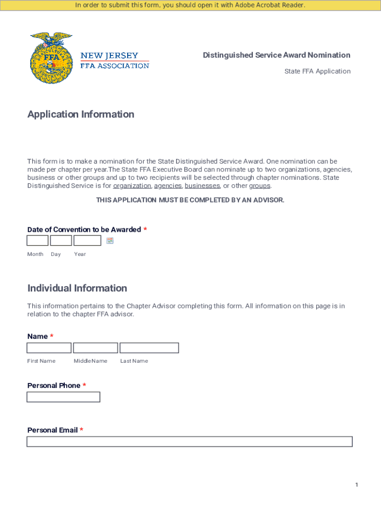 Fillable Online state nj ROTC-Nomination-Form.pdf Fax Email Print ...