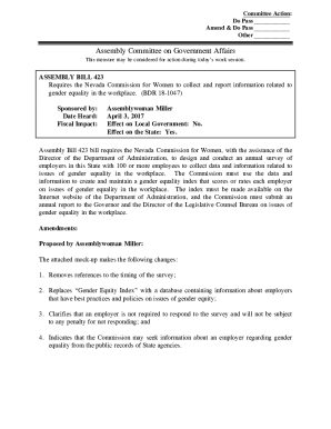 Fillable Online ASSEMBLY BILL 423 Fax Email Print - pdfFiller