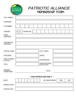Fillable Online PA-Membership.pdf Fax Email Print - pdfFiller